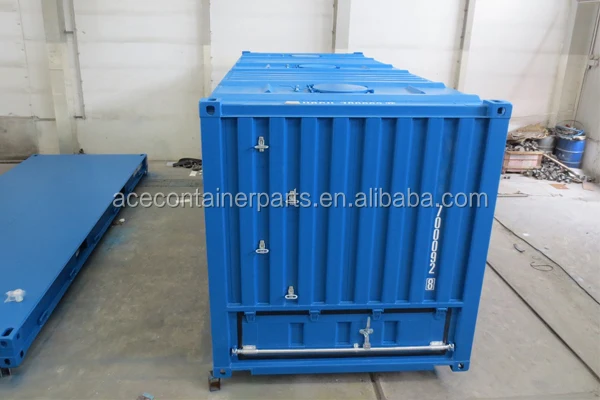 Top Loading Front Unloading Steel Floor 20ft Dry Cargo Container
