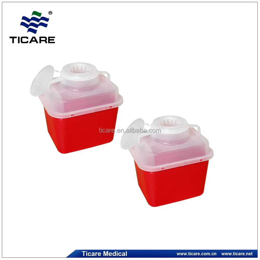 Medical Waste Box 0.4l 1.5 Liters Sharps Disposal Container 2l - Buy ...