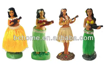 Resin Dashboard Hula Girl Figures - Buy Custom Hula Girl,Hula Girl ...