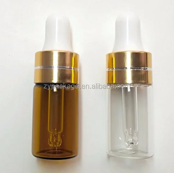 1 Ml Sample Vials - Essential Glass Bottles for Personal Care