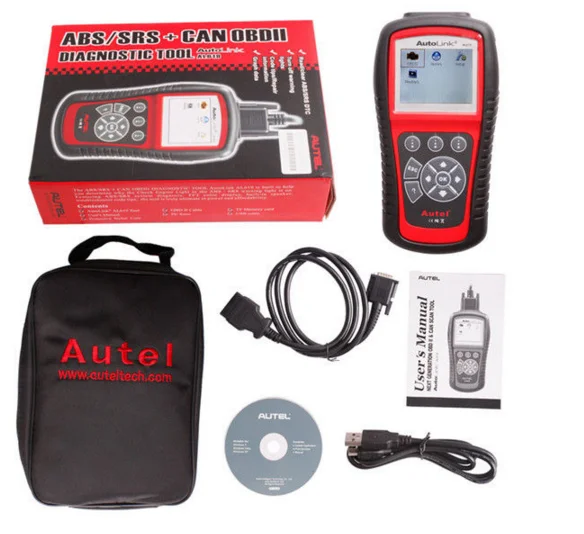 Codes Fault Diagnostic Scanner Tools Autolink Al619 Obdii Can Abs And ...