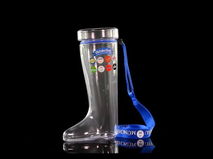 24oz/32oz Beer Plastic Cowboy Boot Cups With Handle - Buy Plastic ...