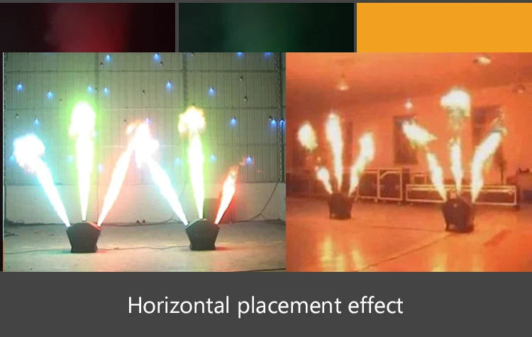 3 Heads Fire Machine - Triple-Way Flame Projector for Stage Show