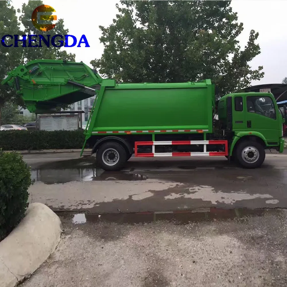 4x2 8 Cubic Meters Mini Garbage Trash Compactor Truck - Buy Garbage ...