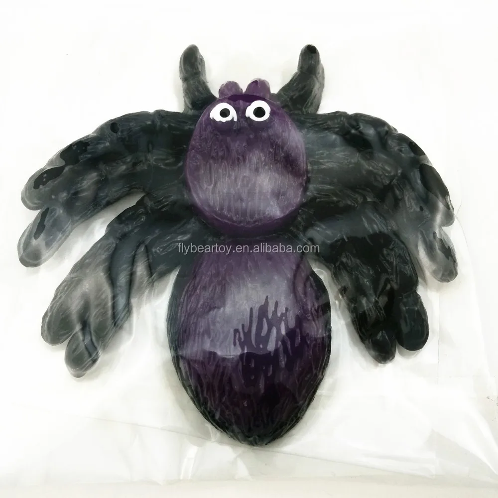 Halloween Decoration Stretchy Sticky Toy Plastic Tpr Sticky Spider Toys ...