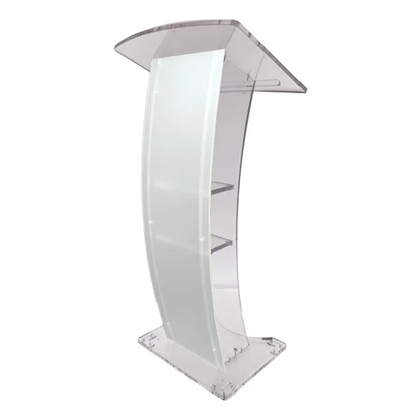 Transparent Durable Acrylic Lectern for Conference Use