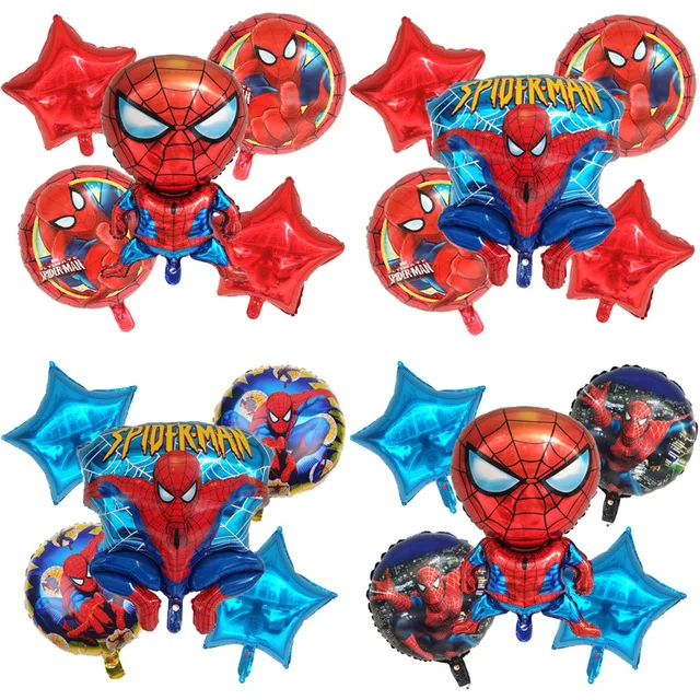 Spiderman and Iron-Man Balloons - Perfect for Party Decor