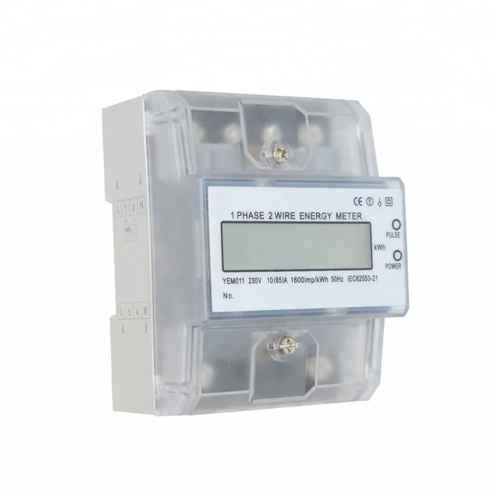 Alibaba.com: LCD display, 50Hz/60Hz frequency, single-phase din rail digital electric meters ...