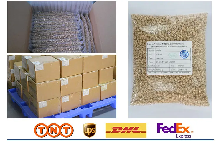 Ultrasonic/ Heat Staking Threaded Insert Nut For Plastic Housing - Buy ...