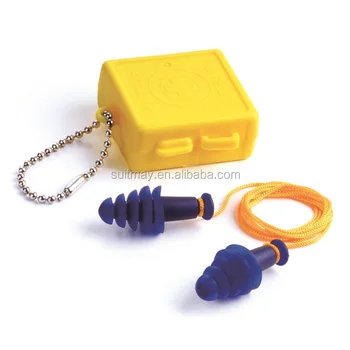Tpr Earplugs Ce En352 Ansi Blue Reusable Ear Plugs - Buy Tpr Earplugs ...