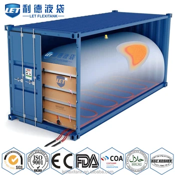 24000l Flex Tank / Flexi Bag In 20ft Container - Buy Flexitank Price ...
