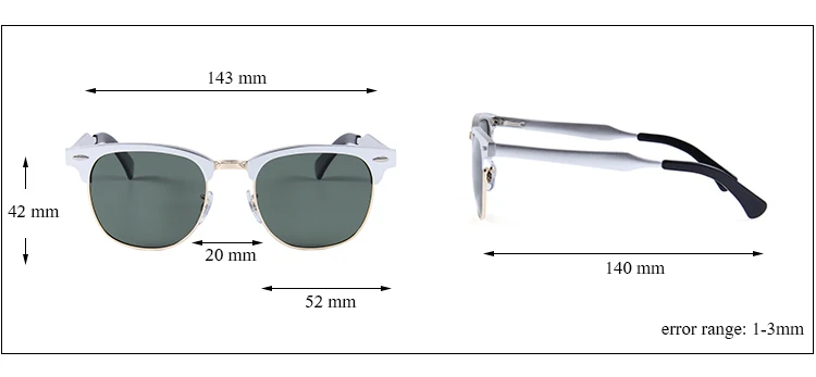 Ray Ban Clubmaster Size Guide