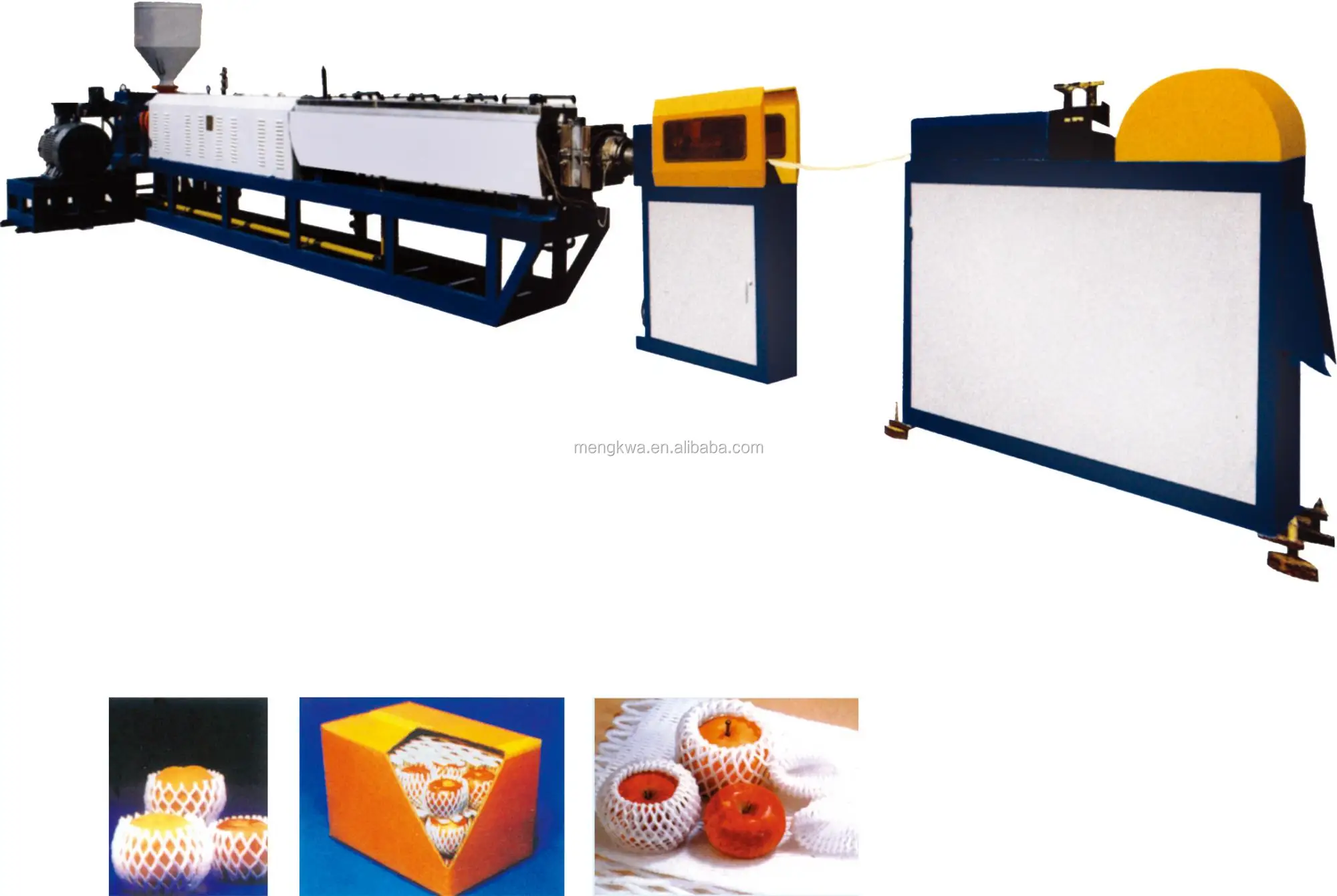 Pe Foamed Packing Mesh Manufacturing Machine Soft Fruit Packing Net ...