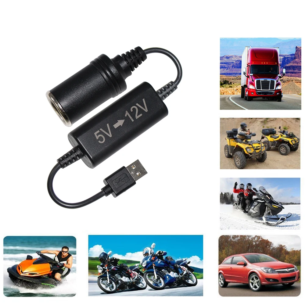Usb Bidirectional Dc Converter 5v 12v Usb Car Cigarette Lighter Step Up ...