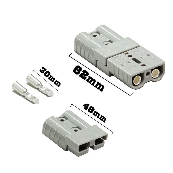 Heavy Duty 350a Power Connector With Red Housing And Copper Terminals ...