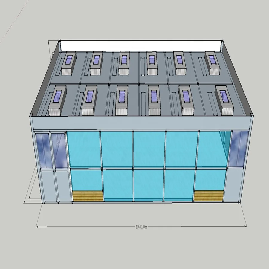 Usp 800 Cleanroom Layout Clean Room Design For Planting Factory - Buy ...