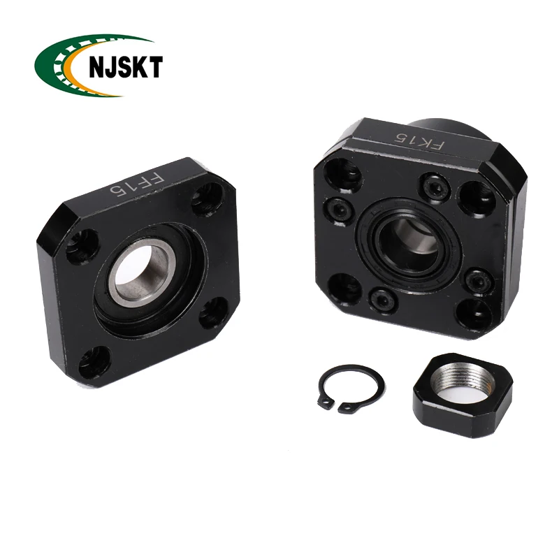 Fixed Side Round Type Block Fk20 Cnc Ball Screw Support Unit - Buy ...