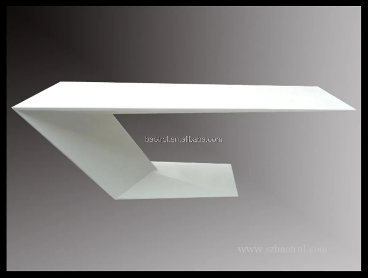 Extravagant Design Executive Solid Surface Sheet Desk Set Laptop ...