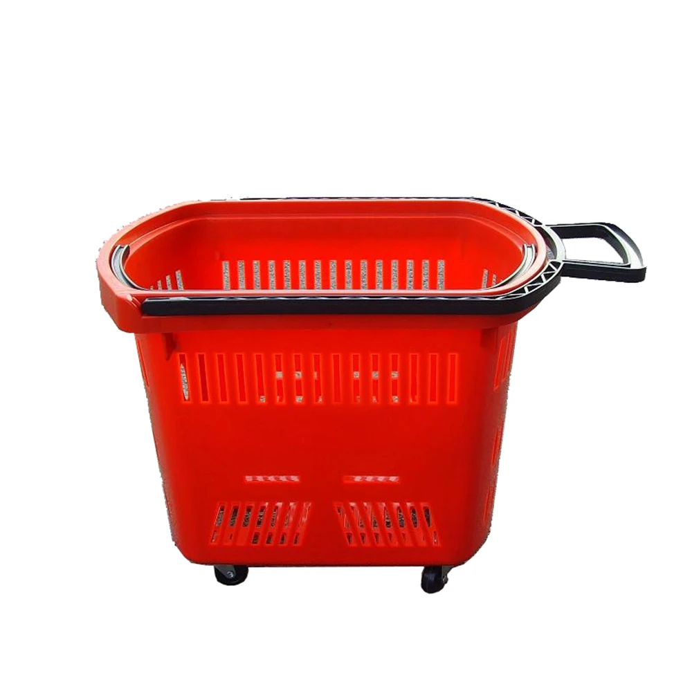 Plastic Collapsible Grocery Shopping Box Trolley - Buy Personal ...