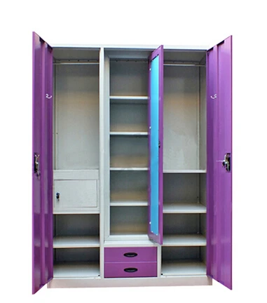 3 door steel almirah designs store