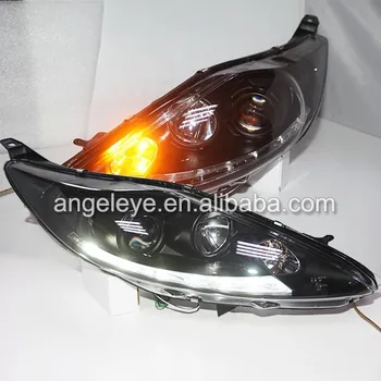 Led Strip Headlight With Bi Xenon Projector Lens 2009-2013 Year Sn For ...