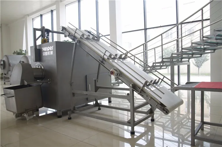 Commercial Industrial Frozen Meat Grinder - 1 Ton Capacity