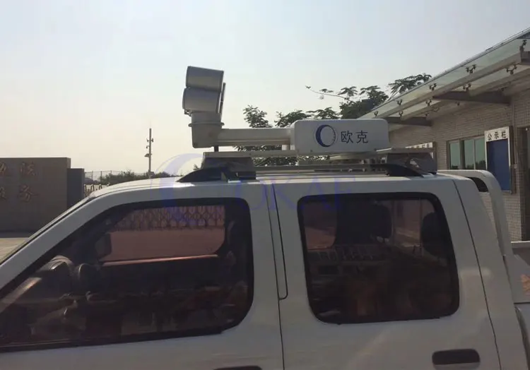 Vehicle Roof-Mounted Light Mast Tower - 700W LED Pneumatic