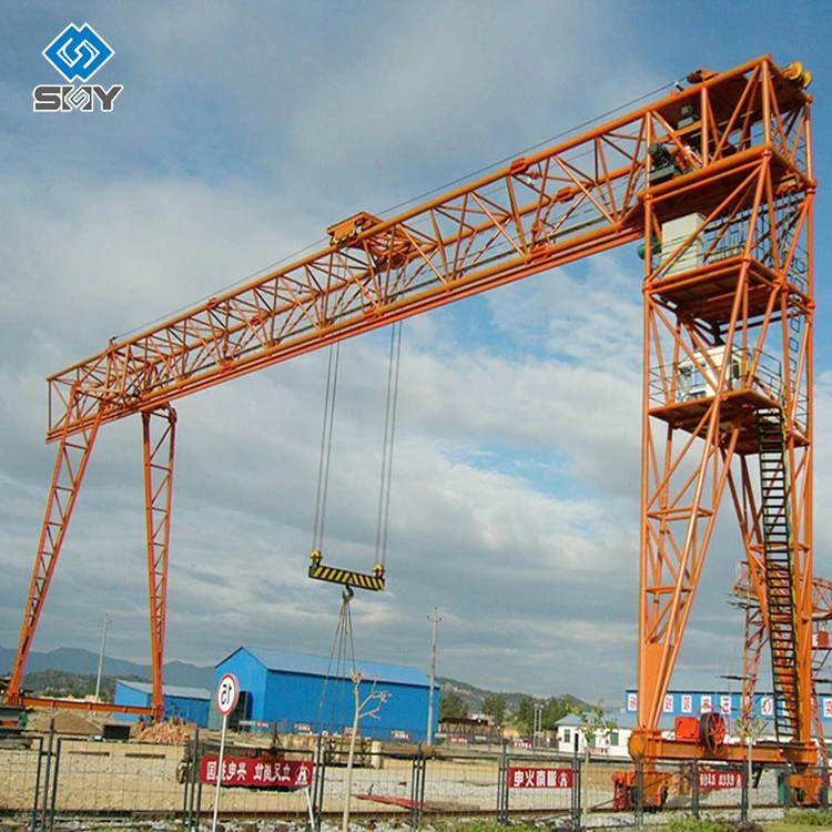 Precast Concrete Use Double Girder Gantry Crane 32 Ton 40 Ton Gantry ...