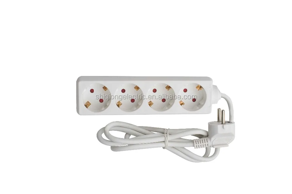 4 Ways Germany Power Strip Multiple Plugs & Sockets| Alibaba.com
