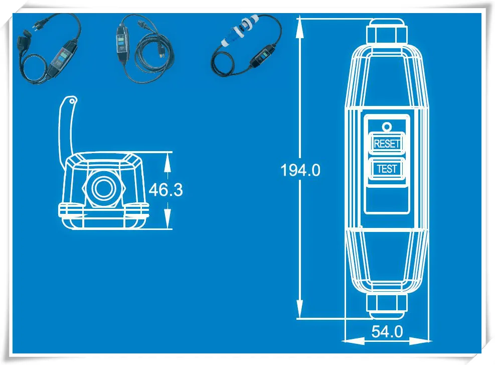 Alibaba.com: Outdoor Waterproof In-Line Portable Residual Current ...