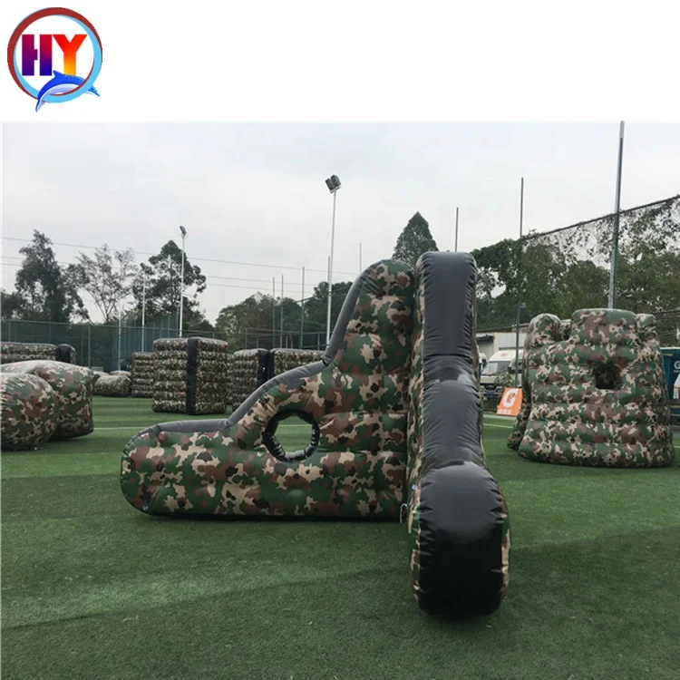 Gel Balls Guns and Paintball Air Bunkers Arena Archery Fighting Field ...