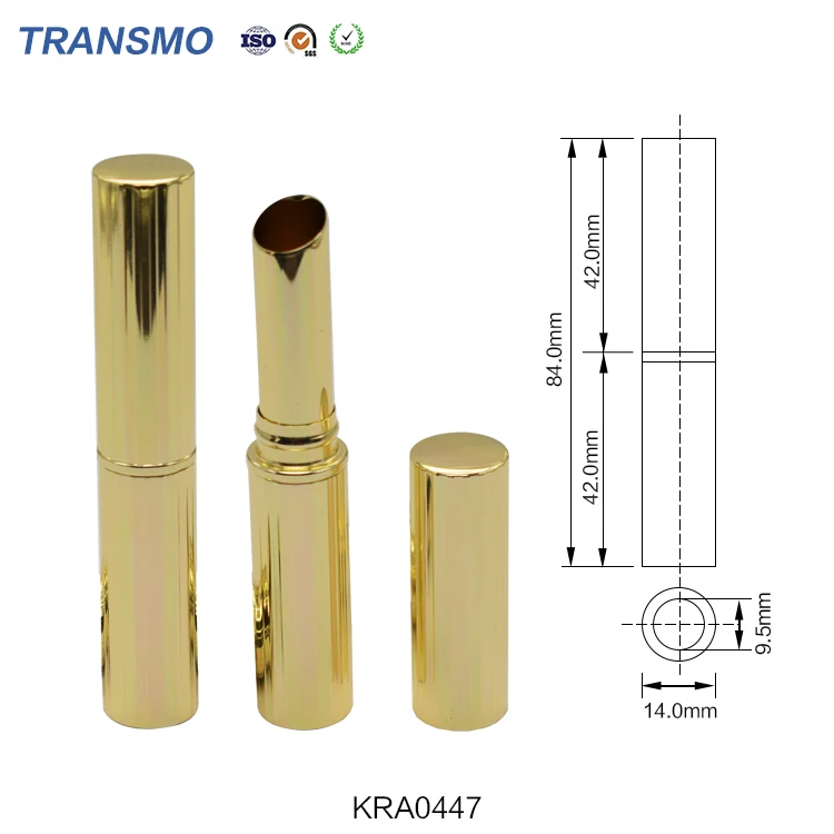 Aluminum Lip Balm Lipstick Containers Slim Aluminium Lipstick Tube ...