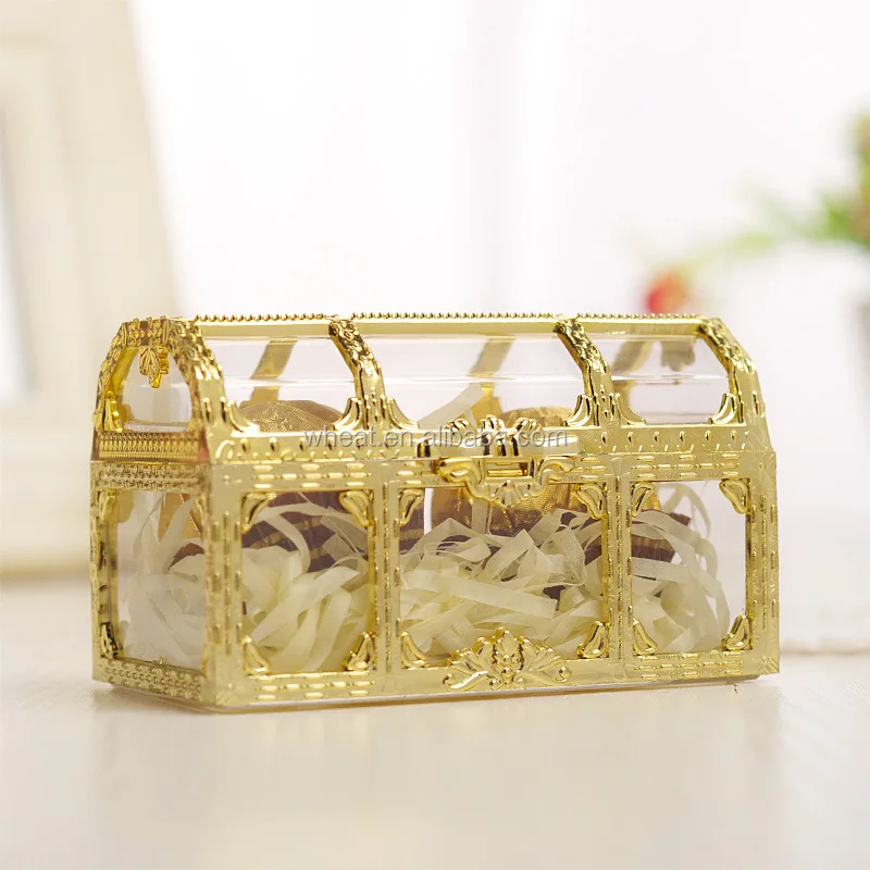 China Factory Beautiful Wedding Favors Plastic Gold And Silver Color ...