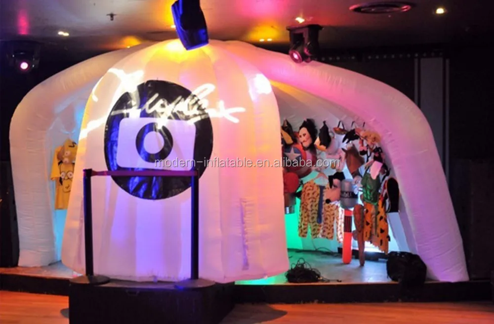 Vogue Camera Shaped Inflatable Photo Booth Tent Party Backdrop ...