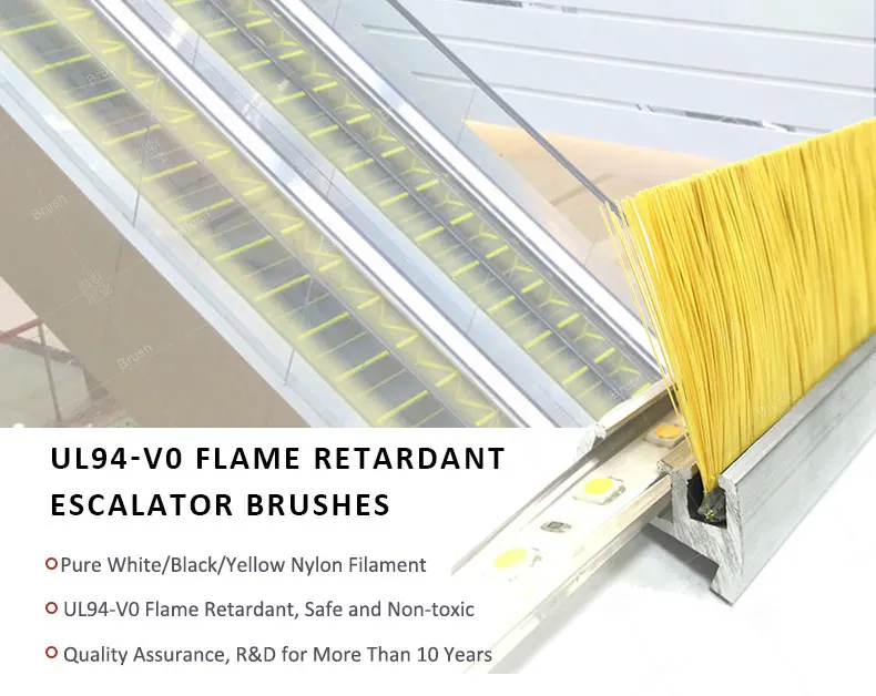 Moving Walks Escalator Safety Strip Brush Deflector Skirt Brush Guard ...