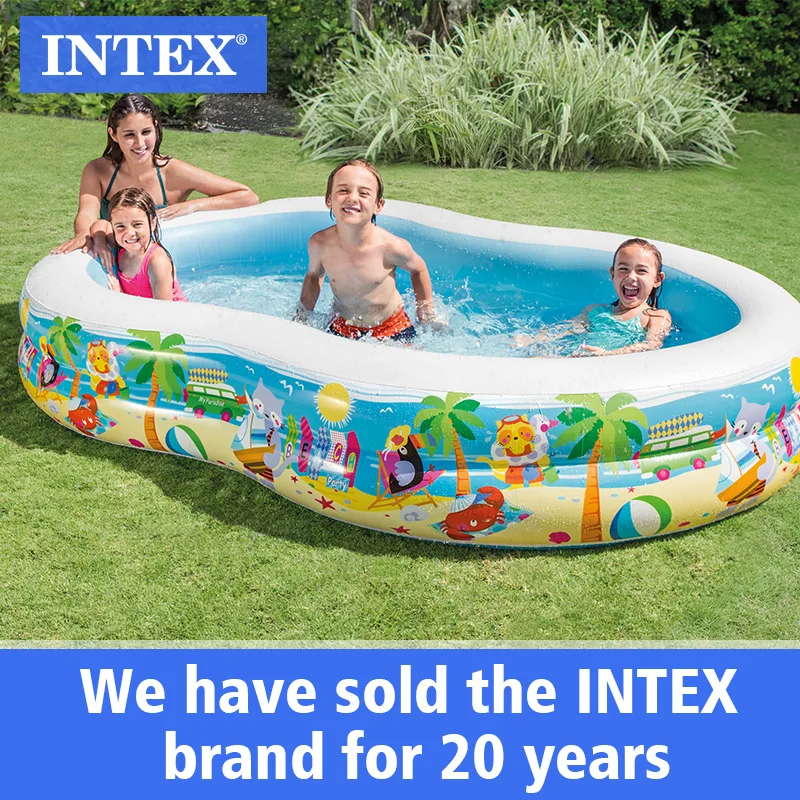 Intex 56490 Swimming Center Snorkel Fun Inflatable Pool Kids - Buy ...