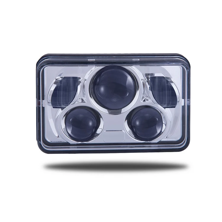 4x7 Inch Headlight PCLens Square DOT High Beam Low Beam Headlamp ...