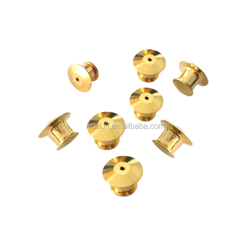 Wholesale Gold Locking Pin Back, Flat Pin Clasp Back for Sale| Alibaba.com