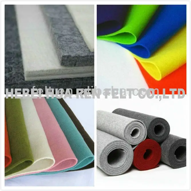 Factory Customized Color Craft Felt Soft Wool Color Fabric Roll Felt ...