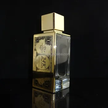 Wholesale Gold Square Men Perfume Bottle 100ml Cologne Perfume Glass ...