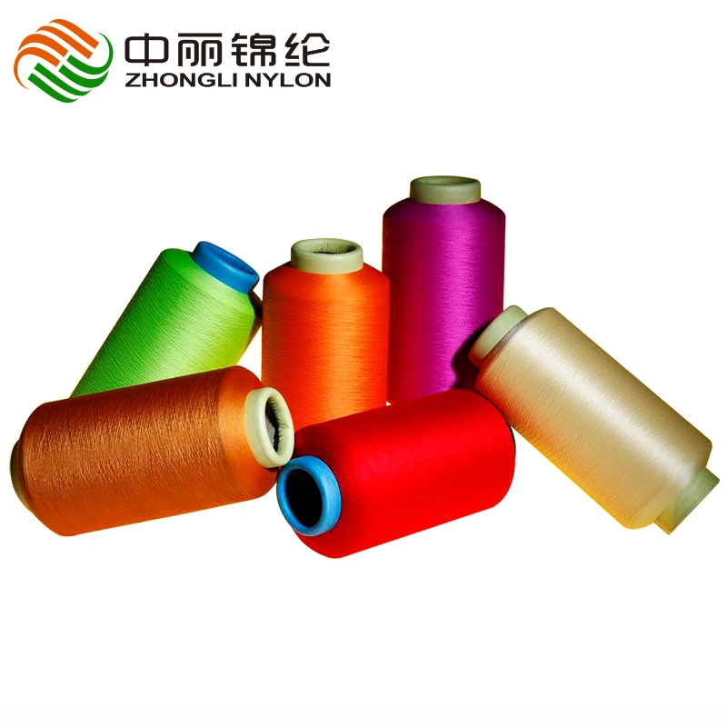 Eco-friendly 60dtex/60f Color Nylon 6 Yarn Knitting Weaving Nylon Dty ...