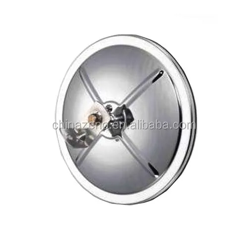 Universal Convex Side Mirror Stainless Steel 8.5" for Ken-worth