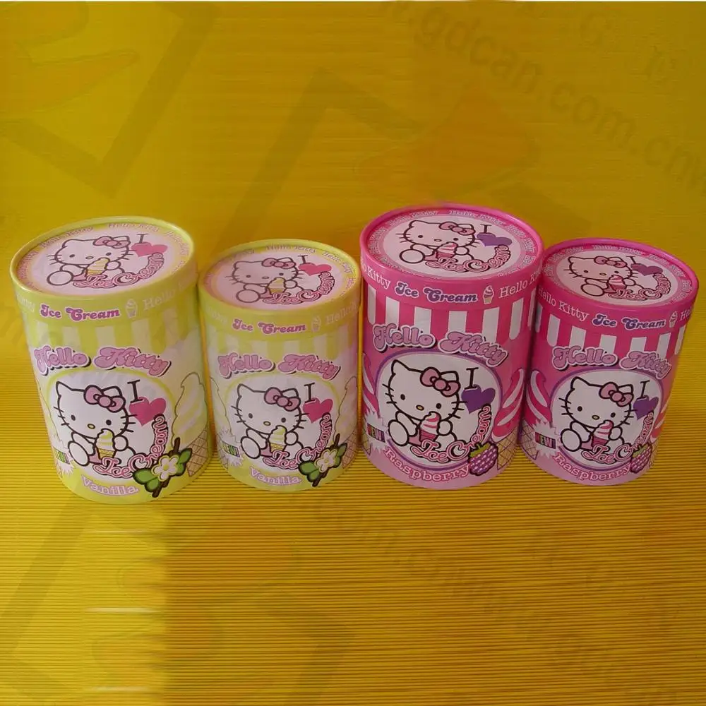 Alibaba.com: HELLO KITTY Cylinder Snack Packaging Box for Children ...