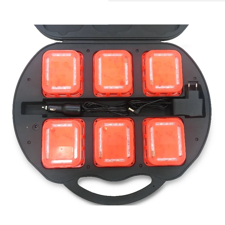 H Sequential Flashing Magnetic LED Flare Strobe Emergency Road Flare ...
