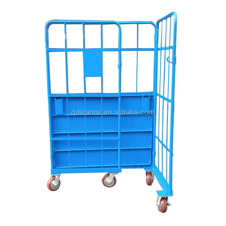 Foldable Storage Trolley Heavy Duty Goods Carrying Flat Platform Hand ...