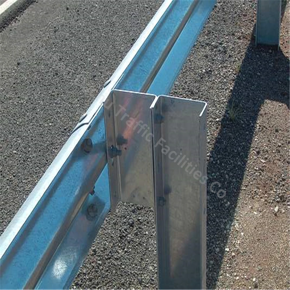 U-Channel Spacer Blocks for Steel W Beam Guardrail Highway Traffic ...