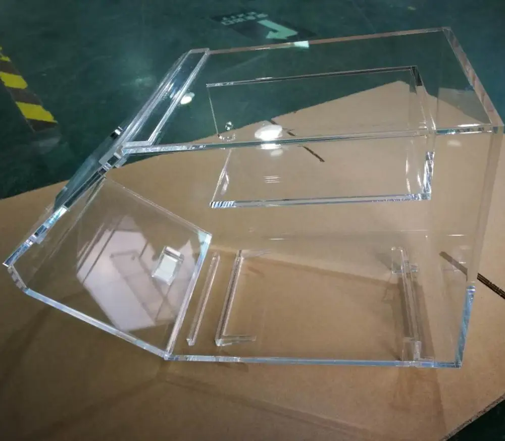 Clear Acrylic Candy Bin With Hinged Magnetic Lid For Bulk Dry Food Or ...