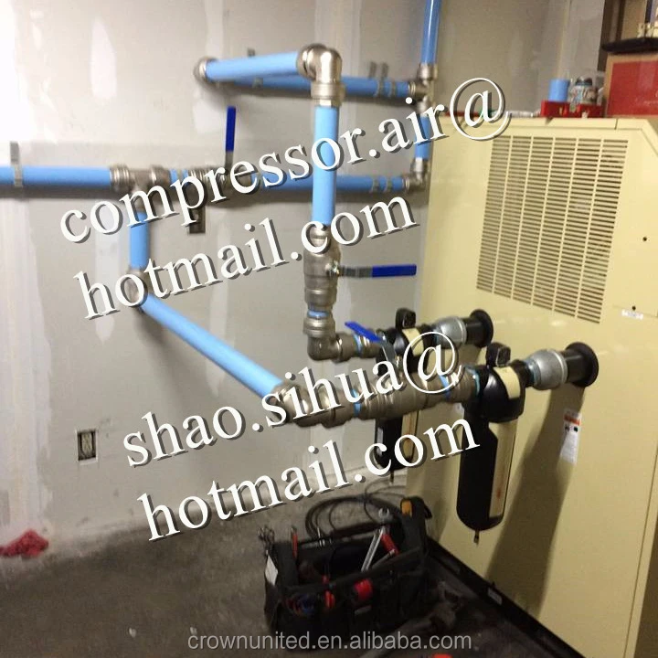 New Installation Using Ingersoll Rand Simplair Piping. Clean Extruded ...