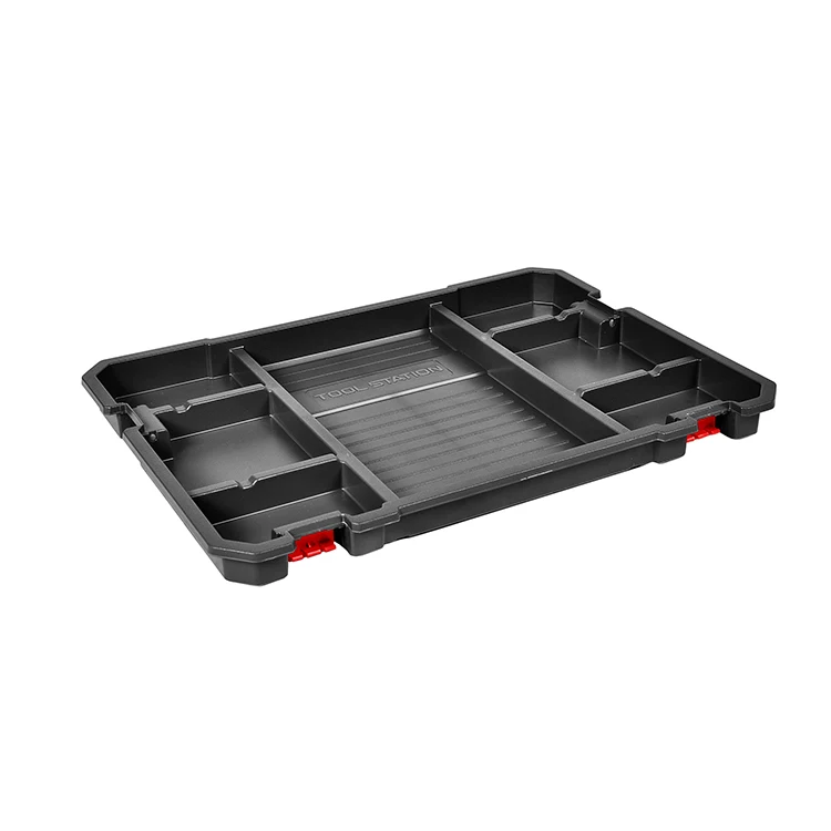 VERTAK Portable Plastic Modular Stackable Tool Box Set