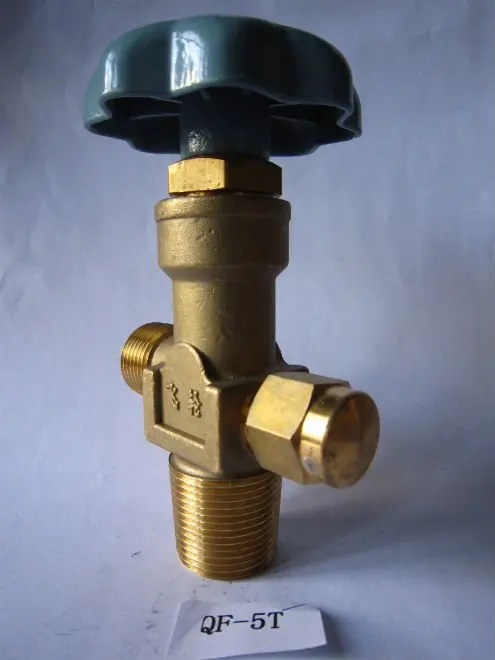 Natural Gas Cylinder Valve Dn4mm PZ27.8 W21.8x1/14-Lh 20mpa Brass QF-5T